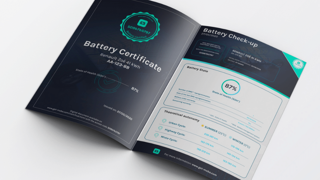 Battery SOH Certificates - Drive Green